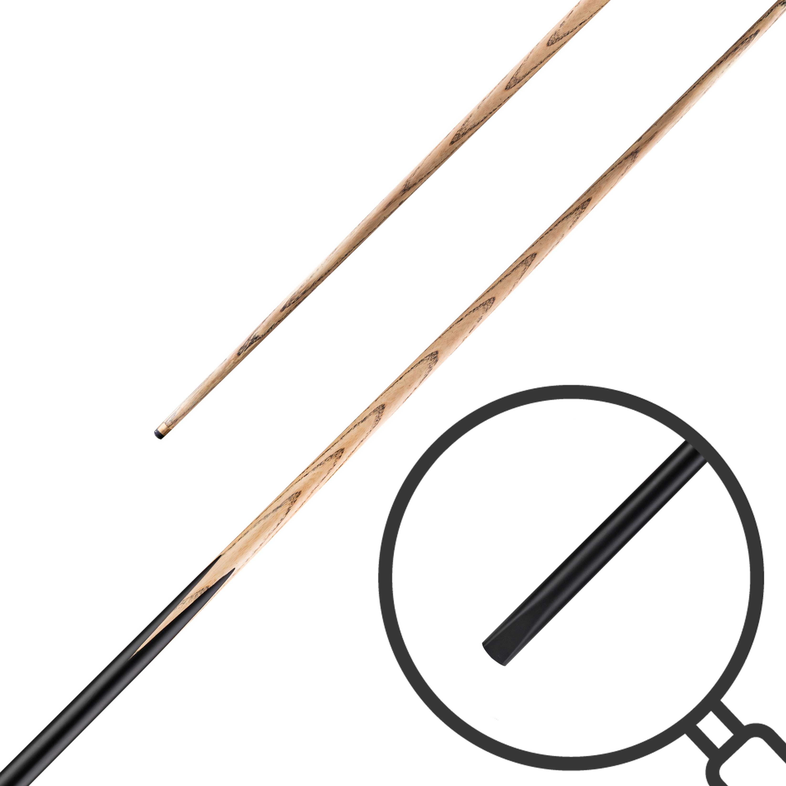 Snooker Queue einteilig Robertson 9,5mm, 145cm | Snooker Queues ...